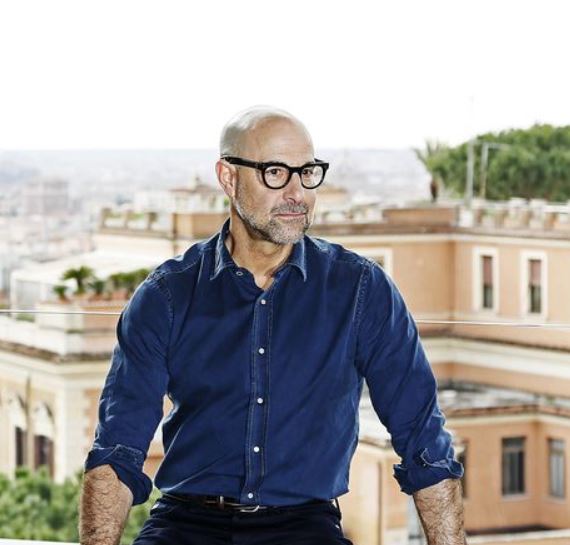 Stanley Tucci Scarves Around The Funnel